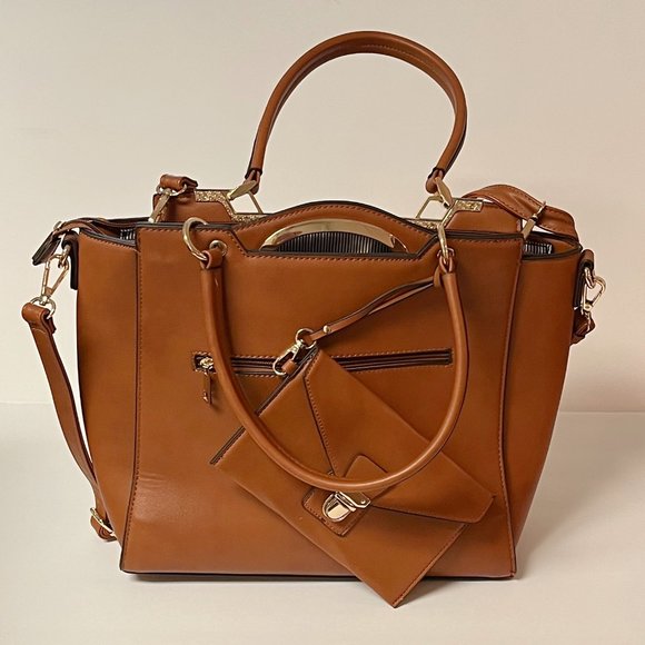 Kaari Blue | Bags | 3 Piece Purse Set Trio Kaari Blue Cognac Color ...